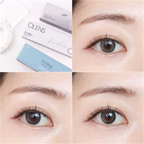 쿨톤렌즈 오렌즈 리얼링 비비링 무드나잇까지 제니렌즈 그레이렌즈 네이버 블로그