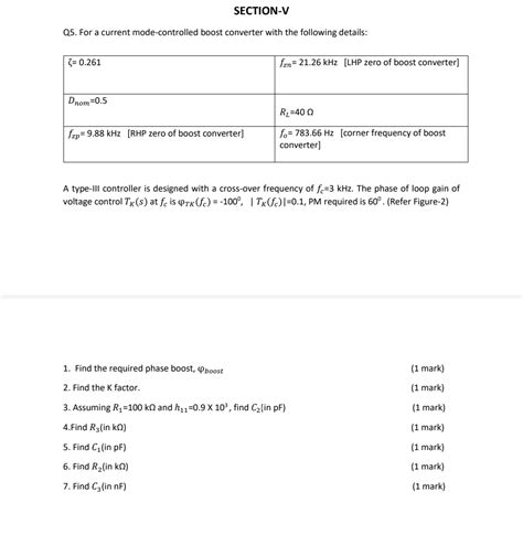 Section Vq5 ﻿for A Current Mode Controlled Boost