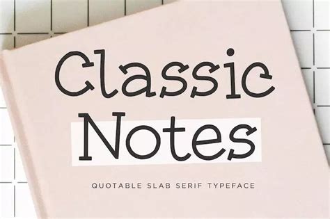 Classic Notes Font Dfonts