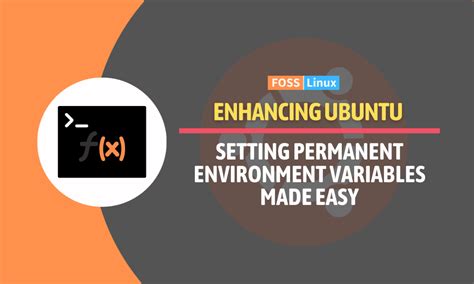 how to configure permanent environment variables in ubuntu