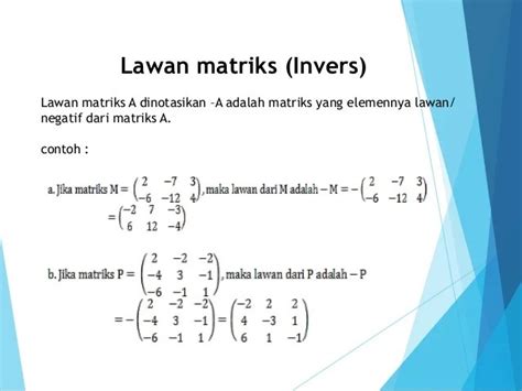 Contoh Soal Transpose Matriks 3x3 Contoh Soal Matriks Dan Jawabannya