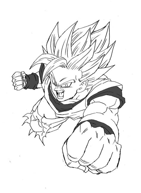 Goku Ssj Drawing At GetDrawings Free Download