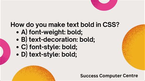 Html Css Multiple Choice Questions Youtube