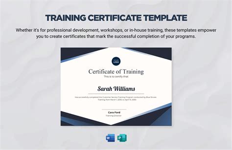 Certificate Template Software