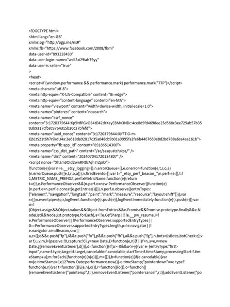 Doctype Html Pdf Etsy Software