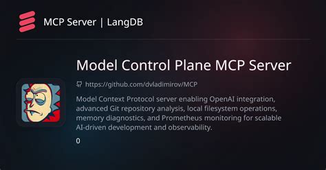 Model Control Plane Mcp Server Langdb
