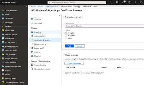 XRM Formula 248 Updating Azure Active Directory From Dynamics CE North52 Support