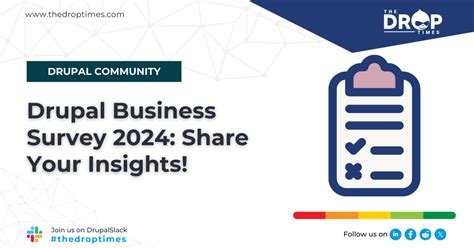 Drupal Business Survey 2024 Share Your Insights
