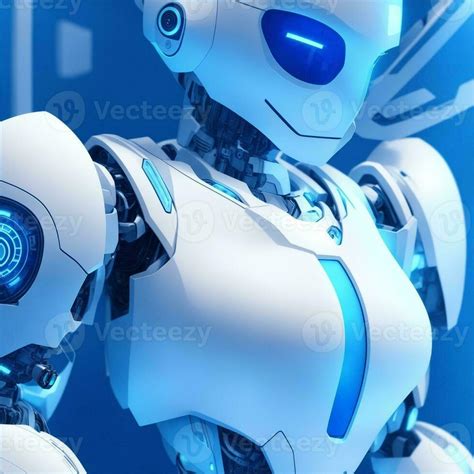 Blue Robot Illustration 26505510 Stock Photo At Vecteezy