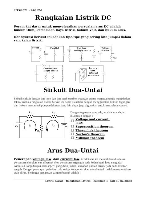 DOC Rangkaian Listrik A DOKUMEN TIPS