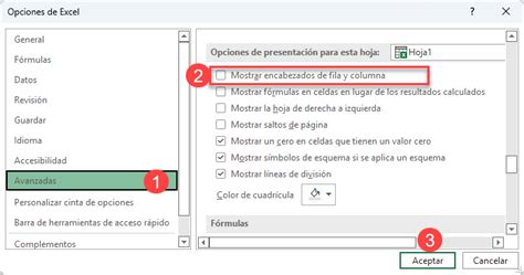 C Mo Ocultar Los Encabezados De Columna Y Fila En Excel Automate Excel