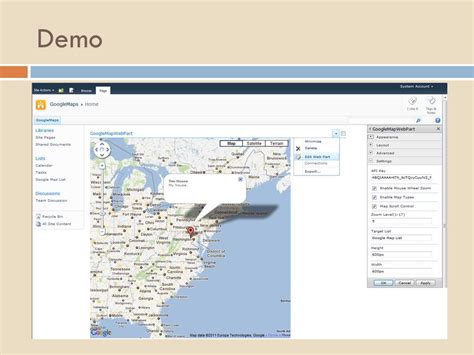 Sharepoint 2010 And Geolocation Data Sharepoint As A Platform For