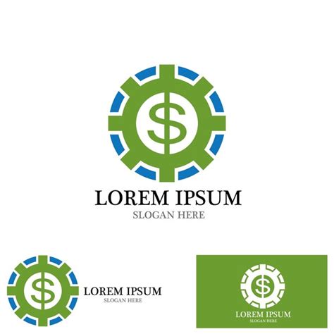 Modelo De Vetor De Logotipo De Investimento Em Dinheiro Vetor Premium