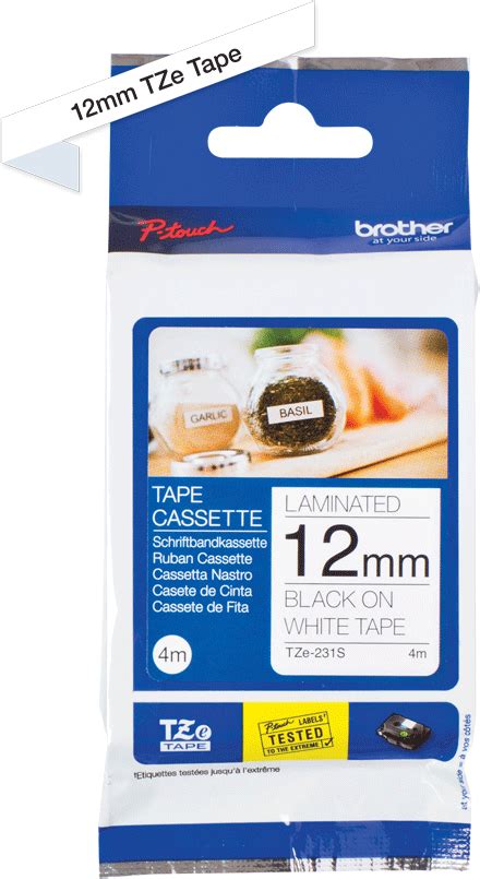 Brother P Touch Label Tape Black On White Price