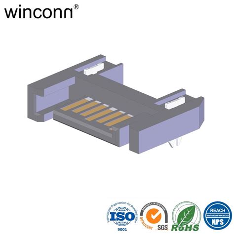 Right Angle Dip 7p Plug Signal Sata Connector From China Manufacturer