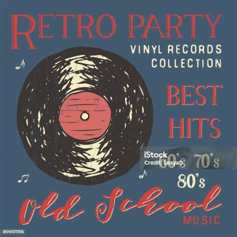 T셔츠 디자인 비닐 레코드 인쇄 술 그래픽 벡터 일러스트 레이 션 복고 파티 T 셔츠에 대한 스톡 벡터 아트 및 기타 이미지 T 셔츠 고전 양식 고풍스런 Istock