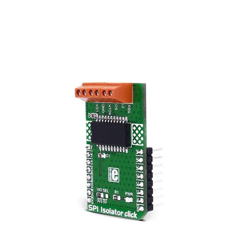 Spi Isolator Click — Board With Adum4154 Digital Isolator Optimized For Spi