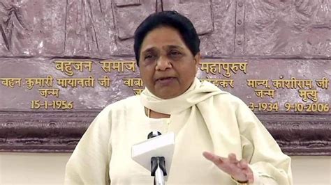 ‘no Dalit Has Become Pm In India Mayawati Targets Congress Bjp