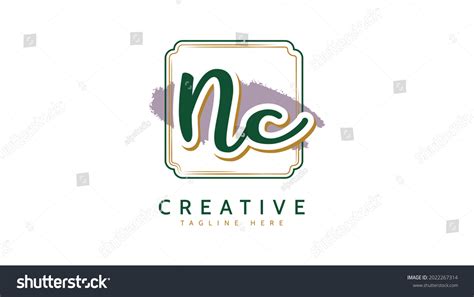 Nc Initials Handwriting Logo Vector Stock Vector Royalty Free 2022267314 Shutterstock