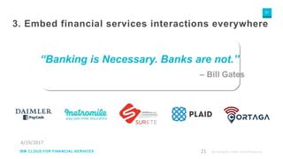 IBM Cloud For Financial Services Overview PPTX