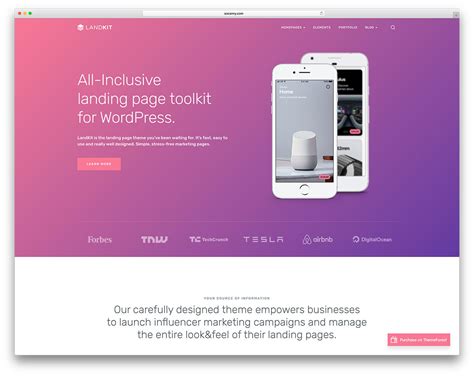 27 best wordpress landing pages themes 2023 colorlib