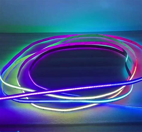 DC24V COB Flexible LED Strips With IC Color Changing COB LED Strips COB Strip Light And COB Strip