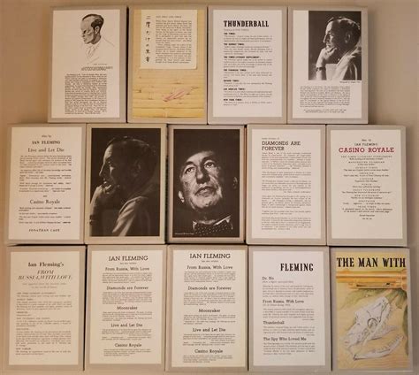Complete James Bond Series By Ian Fleming Facsimile First Edition