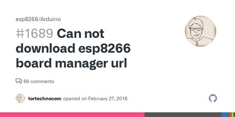 Can Not Download Esp8266 Board Manager Url · Issue 1689 · Esp8266