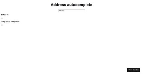 Mapbox Address Autocomplete Forked Codesandbox