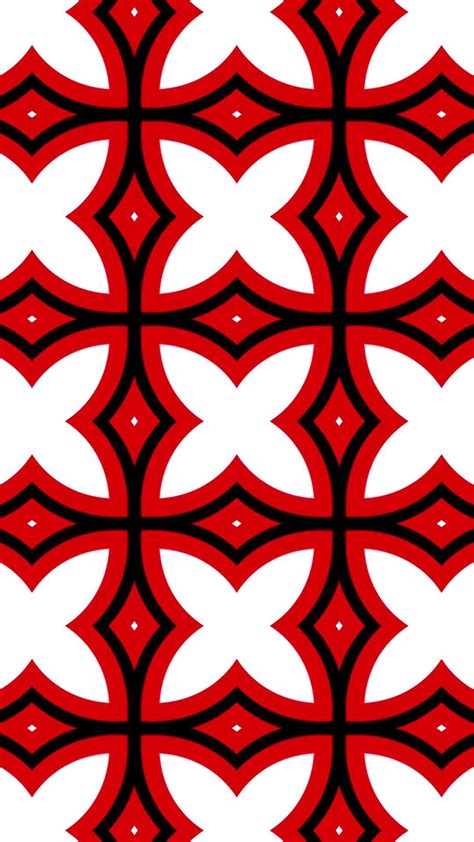 Vertical Video Red Kaleidoscopic Pattern Abstract Motion Background