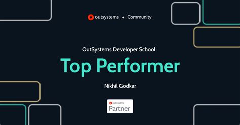 Outsystems Lowcode Lowcodenocode Outsystemsdeveloper Nikhil G