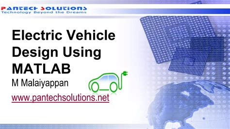 Electric Vehicle Design Using Matlab Pptx Green Vehicles Auto Type