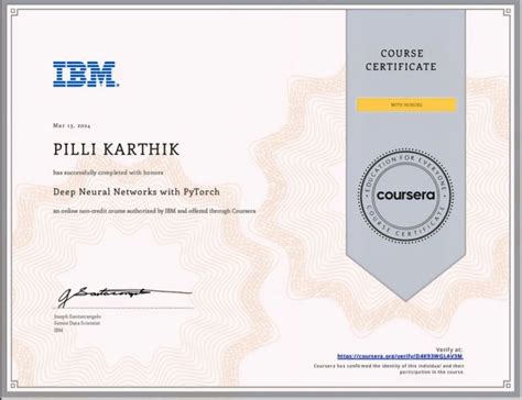 pilli karthik on linkedin ibm datascience pytorch coursera