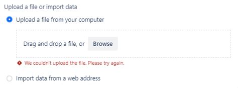 Error Uploading Csv File For Jira Service Management Assets Import