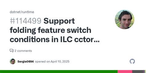 Support Folding Feature Switch Conditions In Ilc Cctor Interpreter Native Aot · Issue 114499