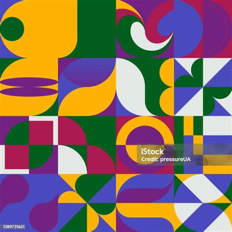 추상 모더니즘 미학 디자인에서 영감을 받은 네오 지오 패턴 벡터 그래픽 1970 1979 년에 대한 스톡 벡터 아트 및 기타 이미지 1970 1979 년 1980