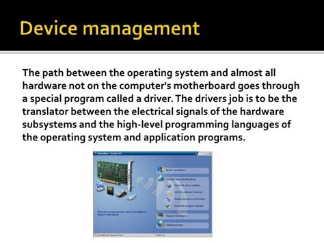 The Purpose Of An Operating System