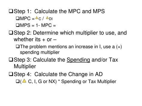 Ppt Mpc Mps And Multipliers Powerpoint Presentation Id5572558