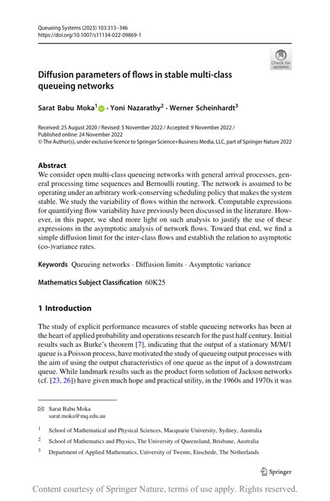 Diffusion Parameters Of Flows In Stable Multi Class Queueing Networks