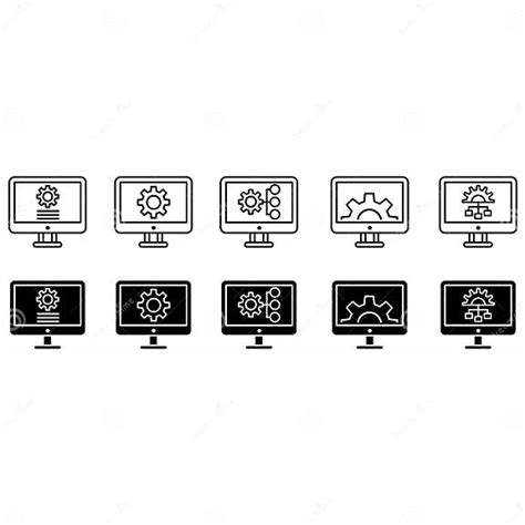 Loading Icon Vector Update System Illustration Sign Concept Of
