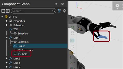 End Of Arm Tool With Pick And Place And Positioning Component Modeling Visual Components