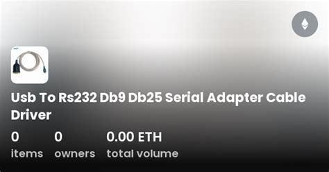 Usb To Rs232 Db9 Db25 Serial Adapter Cable Driver Collection Opensea