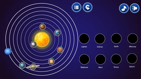 🕹️ Play Solar System Game Free Online Educational Planetary Order