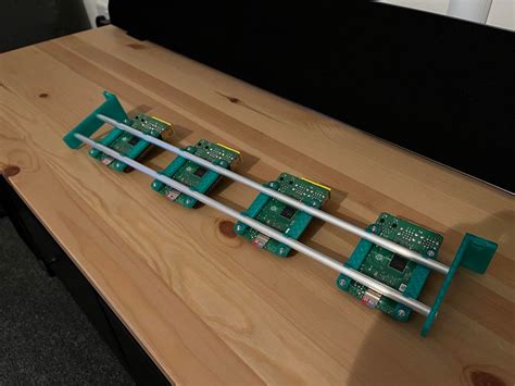 1u Server Rack Mount I Made For Raspberry Pis In My Home Lab Stl Link In Comments R