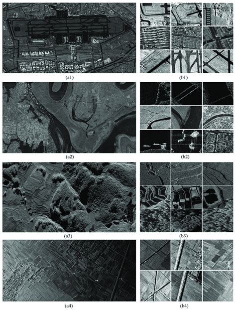 Sar Images And Samples A1 A4 Sar Images Used In The Paper
