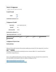 Week Assignment Docx Week Assignment DUE Jun PM Grade Details N A Grade
