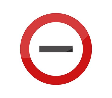 Premium Vector Prohibition Sign