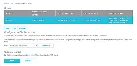 Firebox Mobile VPN With IPSec Integration With Microsoft Entra ID Users