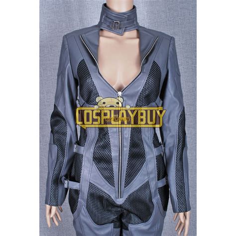 Batman Arkham City Catwoman Cosplay Costume Leather Jumpsuit