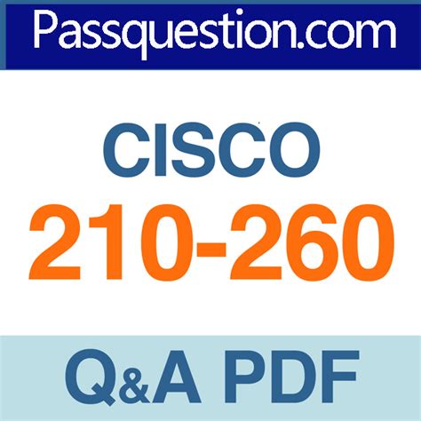 Cisco Ccna Security 210 260 Practice Test Questions